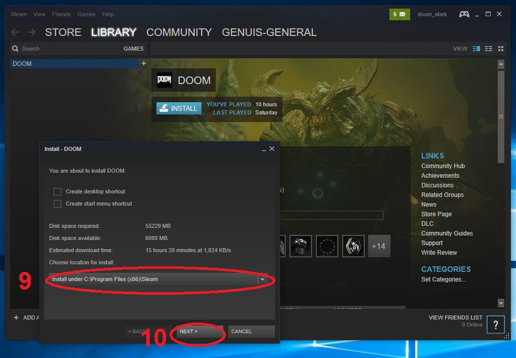 آموزش نصب بازی های استیم | cdkeyshare.ir