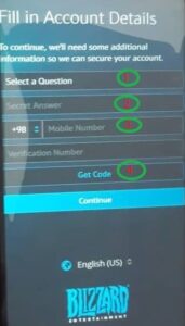 اضافه نمودن شماره موبایل در بتل نت | cdkeyshare.ir