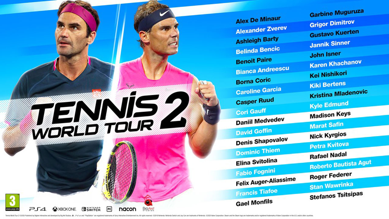 سی دی کی اورجینال Tennis World Tour 2 | cdkeyshare.ir