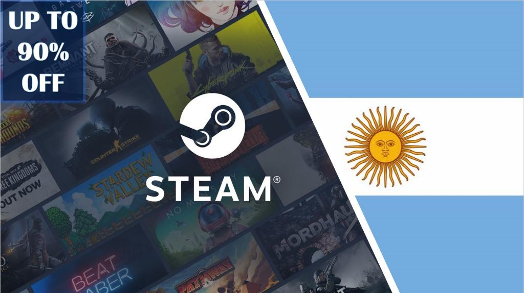 خرید گیفت کارت استیم آرژانتین |خرید ارزان گیف کارت Steam Gift Card