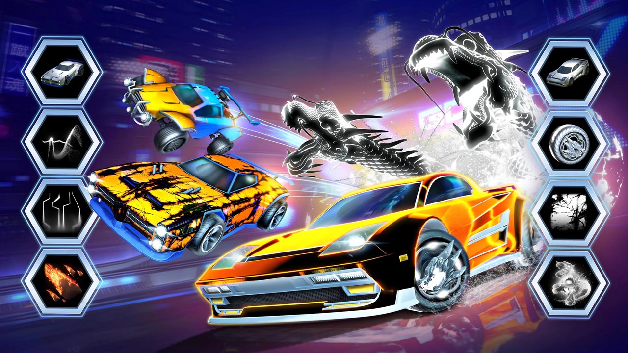 خرید بازی Rocket League - Red Hot Bundle برای PC | خرید راکت لیگ