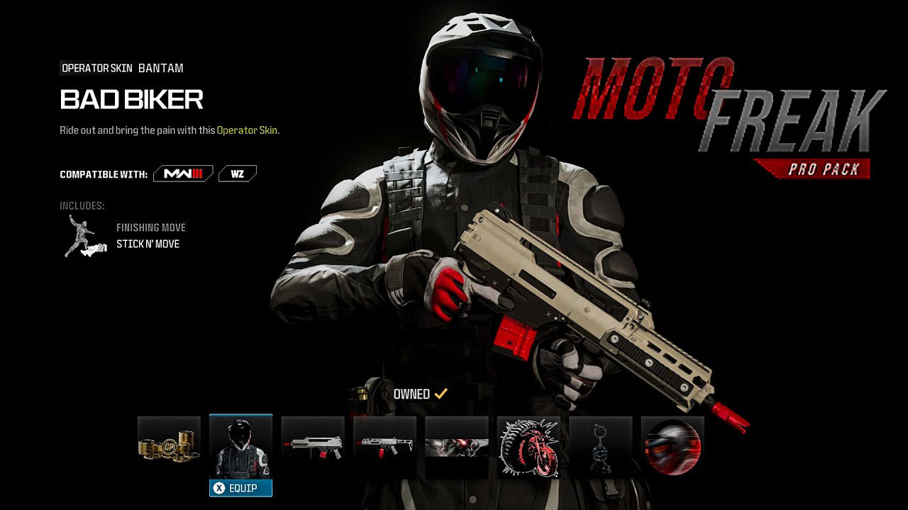 خرید پک Modern Warfare III Moto Freak Pro Pack برای pc