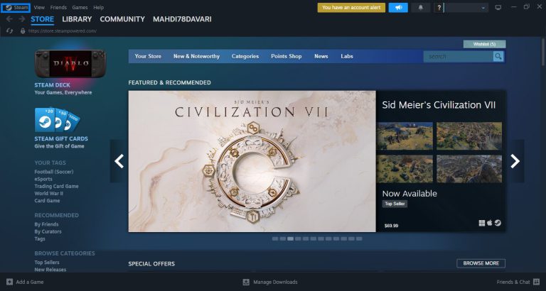آموزش غیر فعال کردن گارد استیم و فعال کردن گارد استیم | cdkeyshare.ir