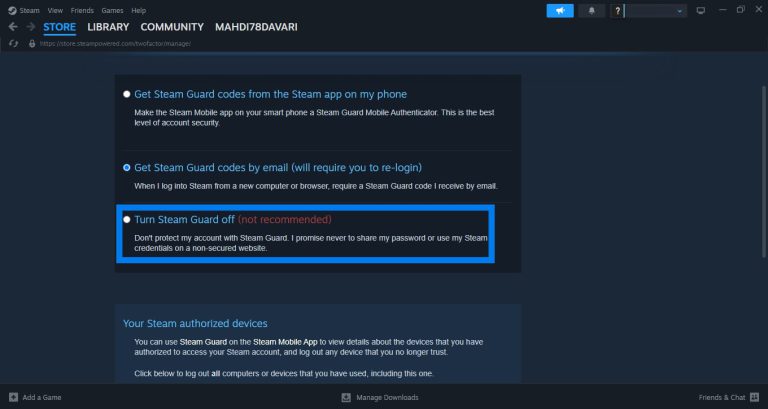 آموزش غیر فعال کردن گارد استیم و فعال کردن گارد استیم | cdkeyshare.ir